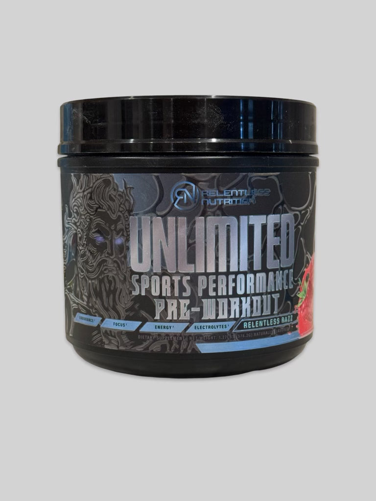 Relentless Nutrition UNLIMITED Sports Performance Pre-workout – The ...